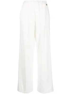 TWINSET Wide-leg Knit Trousers