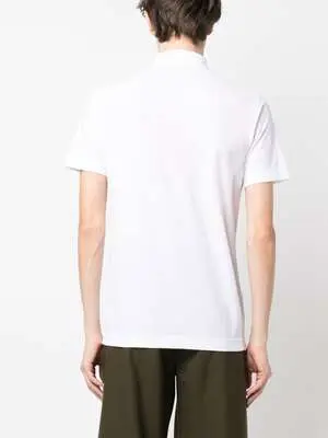 ZANONE Basic Short-sleeved Polo Shirt - White
