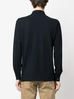 ZANONE Long-sleeve Cotton Shirt - Blue