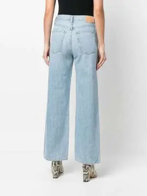 Citizens Of Humanity Wide-leg Organic Cotton Jeans - Blue