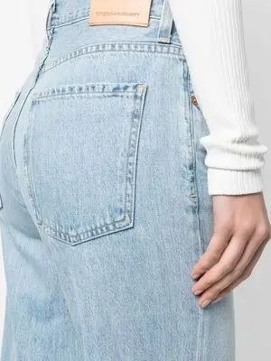 Citizens Of Humanity Wide-leg Organic Cotton Jeans - Blue