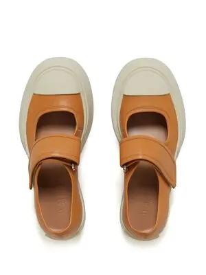 Marni Logo Touch-strap Mary Jane Sneakers
