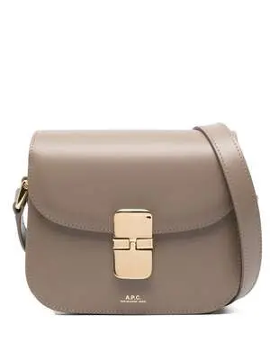 A.p.c. Small Grace Crossbody Bag Grey
