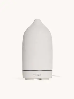 VITRUVI Stone Diffuser - White