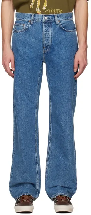 Nudie Jeans Nudie Jeans Blue Tuff Tony Jeans - Wavy Blues