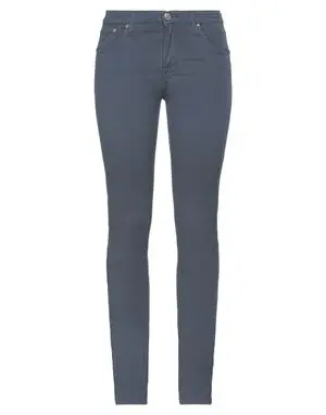 JACOB COHЁN Slim Fit Twill Pants - Midnight Blue