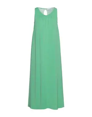CAFÈNOIR Midi Flared Dress - Green