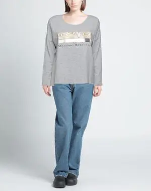 MASSIMO REBECCHI Cotton-blend Sweatshirt With Appliqués - Grey