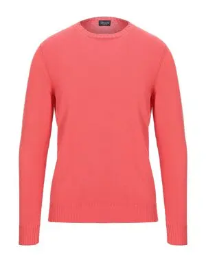DRUMOHR Sweater Cotton Knitted Coral