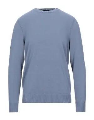 DRUMOHR Sweater Cotton Knitted Slate Blue