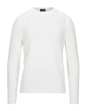 DRUMOHR Sweater Cotton Knitted White