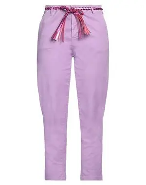 ANIYE BY High-waisted Slim-leg Chinos - Purple