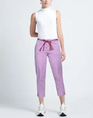 ANIYE BY High-waisted Slim-leg Chinos - Purple