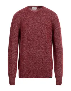 BROOKSFIELD Crewneck Sweater - Burgundy
