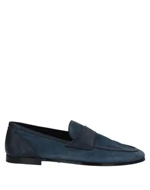 Dolce & Gabbana Loafers In Leather - Blue