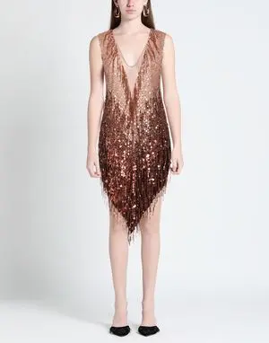 Elisabetta Franchi Mini Dress With Sequins And Beads