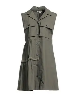 ANNA MOLINARI Mini Shirt Dress - Green