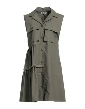 ANNA MOLINARI Mini Shirt Dress - Green