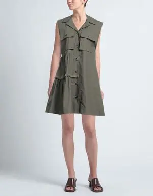 ANNA MOLINARI Mini Shirt Dress - Green
