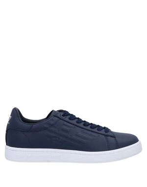 EA7 EA7 Leather Low-Top Sneakers Transparent