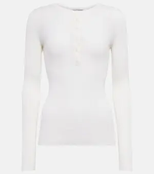 Gabriela Hearst Cashmere And Silk Top - White