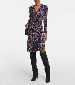 MARANT ETOILE Jadiya Floral Midi Dress - Multicoloured