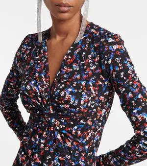 MARANT ETOILE Jadiya Floral Midi Dress - Multicoloured