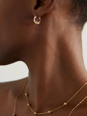 L’ATELIER NAWBAR Twisted Waves Hoop Earrings
