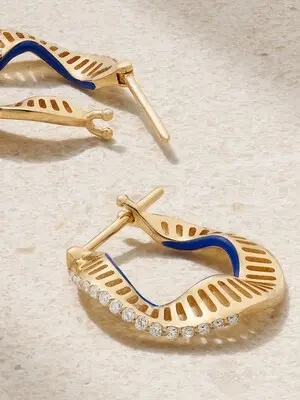 L’ATELIER NAWBAR Twisted Waves Hoop Earrings