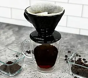 THE LONDON SIP 4-cup Ceramic Coffee Dripper