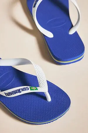 Havaianas Brazil Logo Sandals - Blue