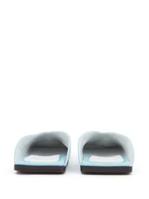 MAISON MARGIELA Japanese Leather Slides - Blue