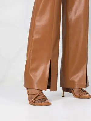 Nanushka Straight-leg Trousers With Curved Seam