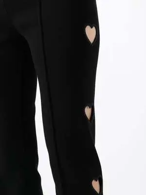 Mach & Mach Cut-out Flared Trousers