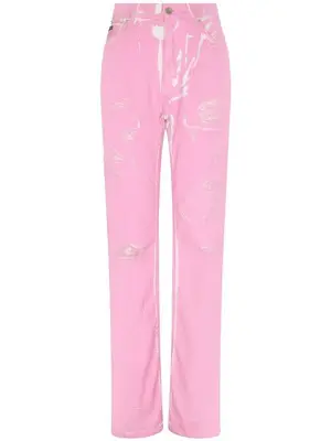 Dolce & Gabbana Distressed-detail Denim Jeans