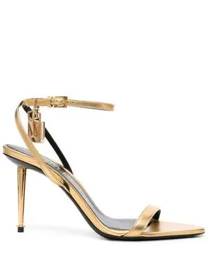 TOM FORD Padlock Leather Sandals