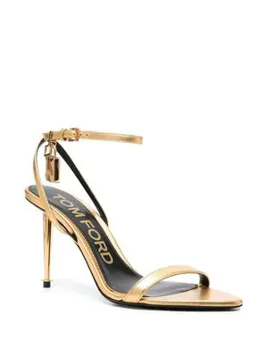 TOM FORD Padlock Leather Sandals