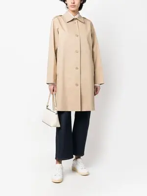 A.p.c. Single-breasted Midi Coat