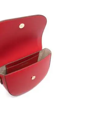 Moschino Logo Plaque Saddle Bag