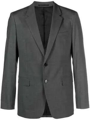 Theory Single-breasted Tailored Blazer - Grey