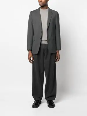 Theory Single-breasted Tailored Blazer - Grey