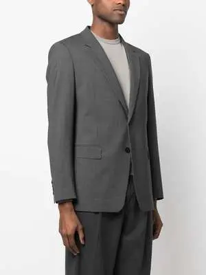 Theory Single-breasted Tailored Blazer - Grey