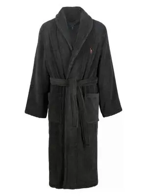 Polo Ralph Lauren Pony-motif Dressing Gown - Grey