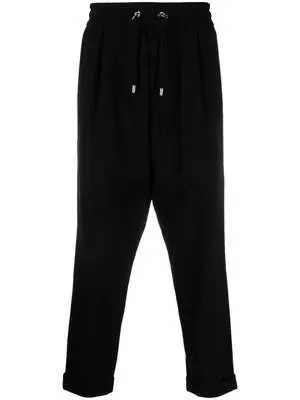 Balmain Drop-crotch Cropped Trousers