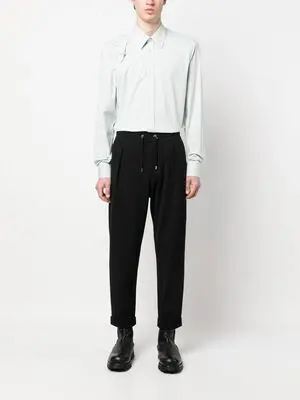 Balmain Drop-crotch Cropped Trousers