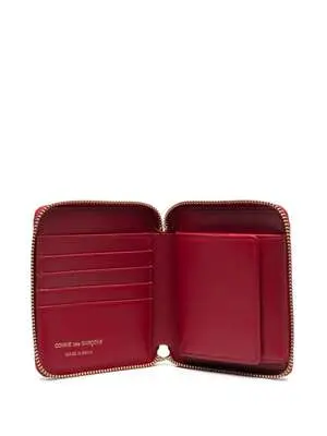 Comme Des Garçons External-pocket Leather Wallet - Red