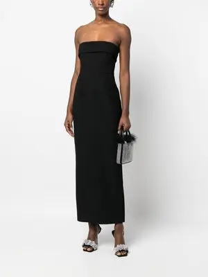 THE NEW ARRIVALS ILKYAZ OZEL Turn-up Detail Sleeveless Long Dress