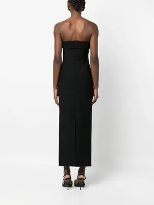 THE NEW ARRIVALS ILKYAZ OZEL Turn-up Detail Sleeveless Long Dress