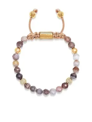 NIALAYA JEWELRY Multi-gem Beaded Bracelet - Gold