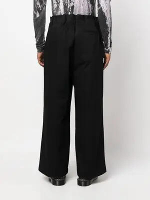 YUIKI SHIMOJI High-waisted Wide-leg Trousers